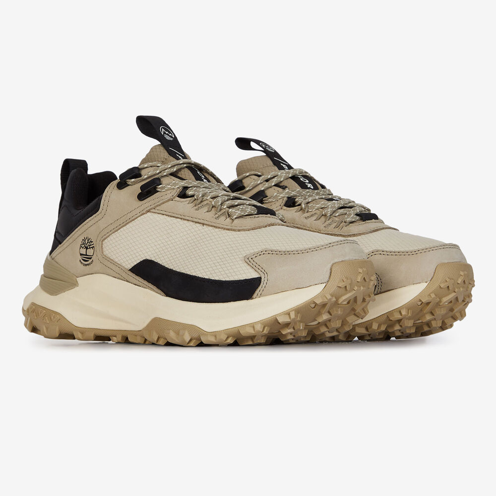 TIMBERLAND MOTION ACCESS LOW UTILITY SNEAKERS HOMME - BEIGE - LACETS ...