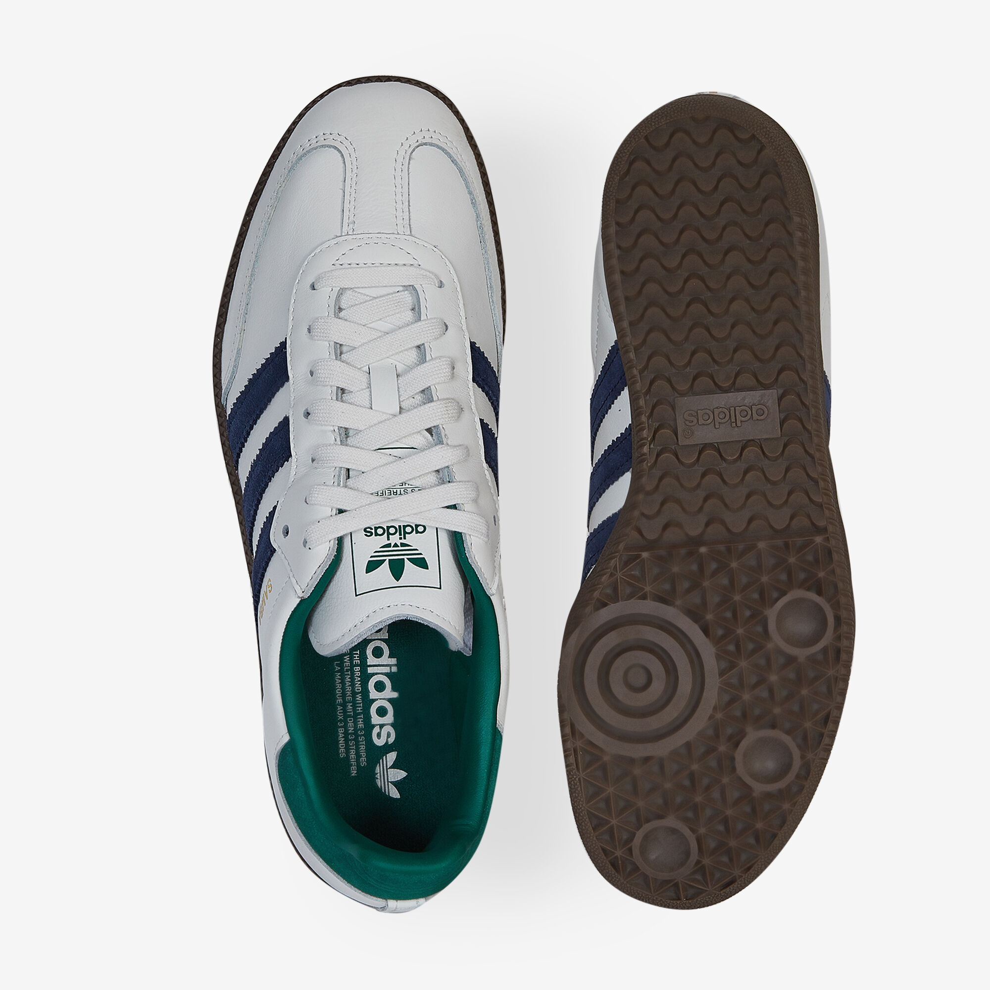 ADIDAS ORIGINALS SAMBA OG WHITE/GREEN - SNEAKERS MEN | Courir.com