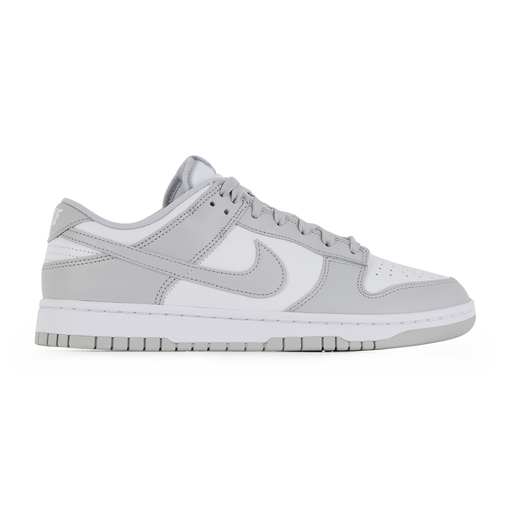 NIKE DUNK LOW GREY FOG SNEAKERS HOMME - BLANC/GRIS - LACETS | Courir.com