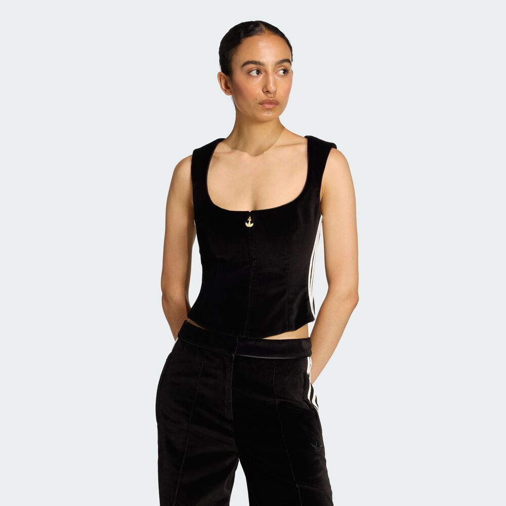 ADIDAS ORIGINALS ADIDAS ORIGINALS VELVET CORSET Black - TEE-SHIRT WOMEN ...