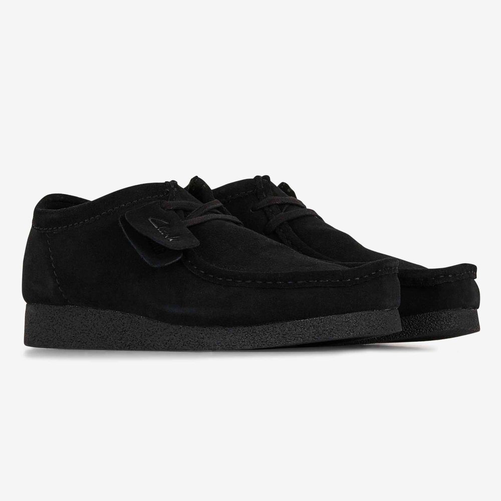CLARKS WALLABEE EVO SNEAKERS HOMME - NOIR - LACETS | Courir.com