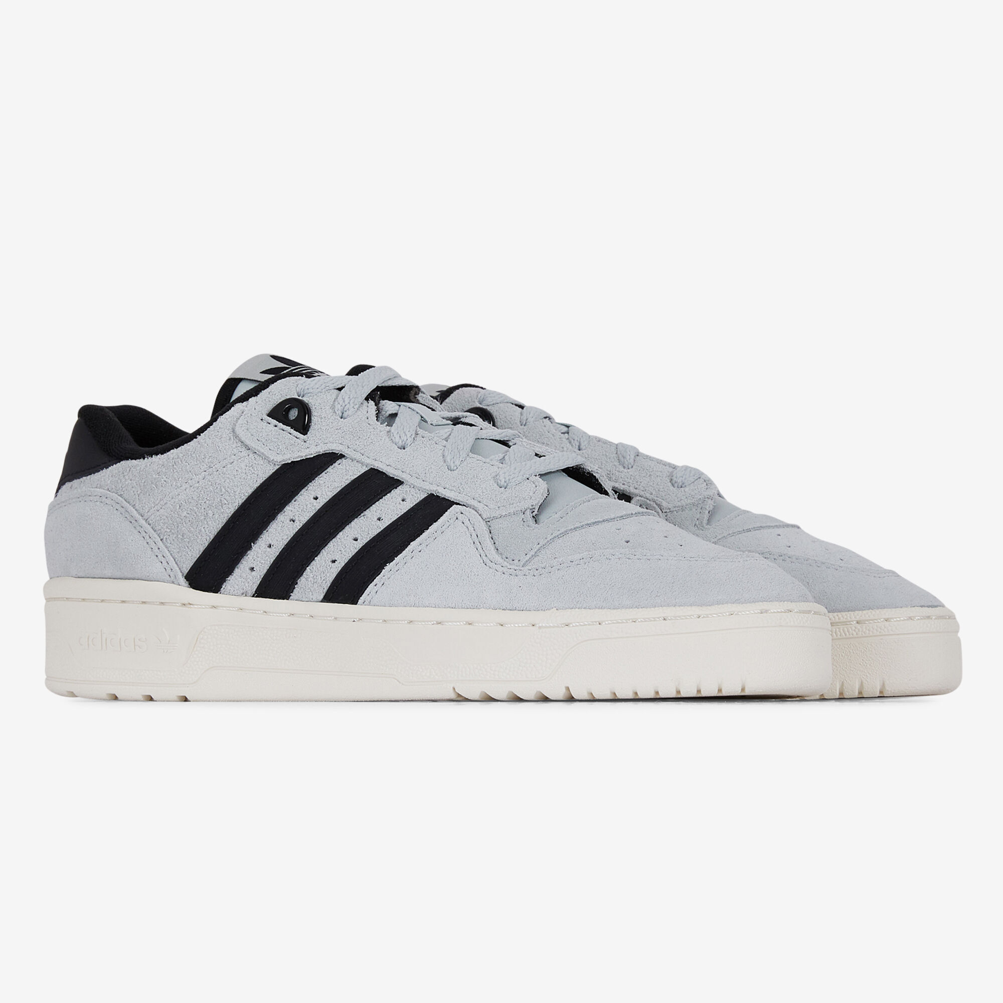 ADIDAS ORIGINALS RIVALRY LOW SUEDE GRIS/NOIR - SNEAKERS HOMME | Courir.com
