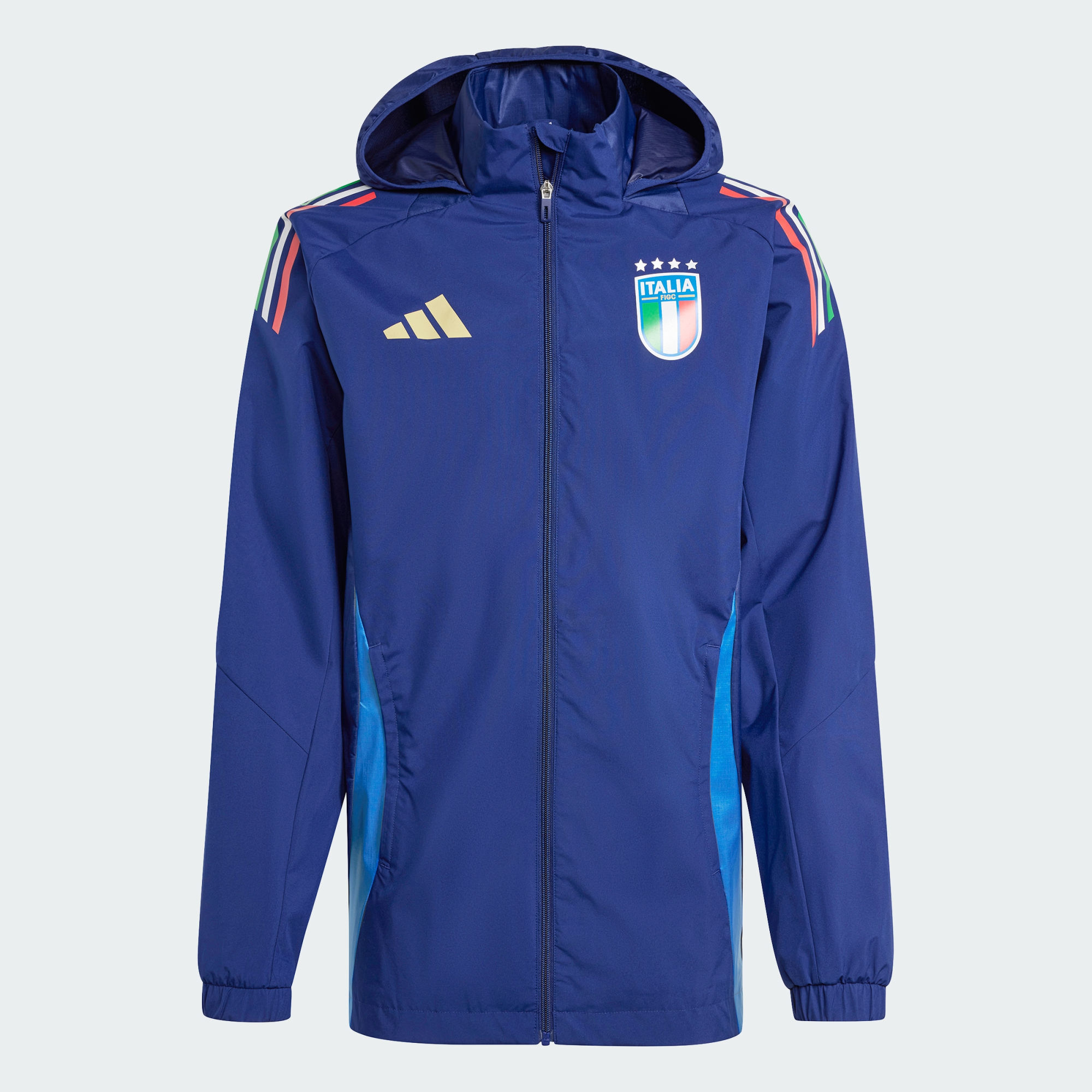 ADIDAS PERFORMANCE Italy Tiro 24 Competition All-Weather Jacket Night ...