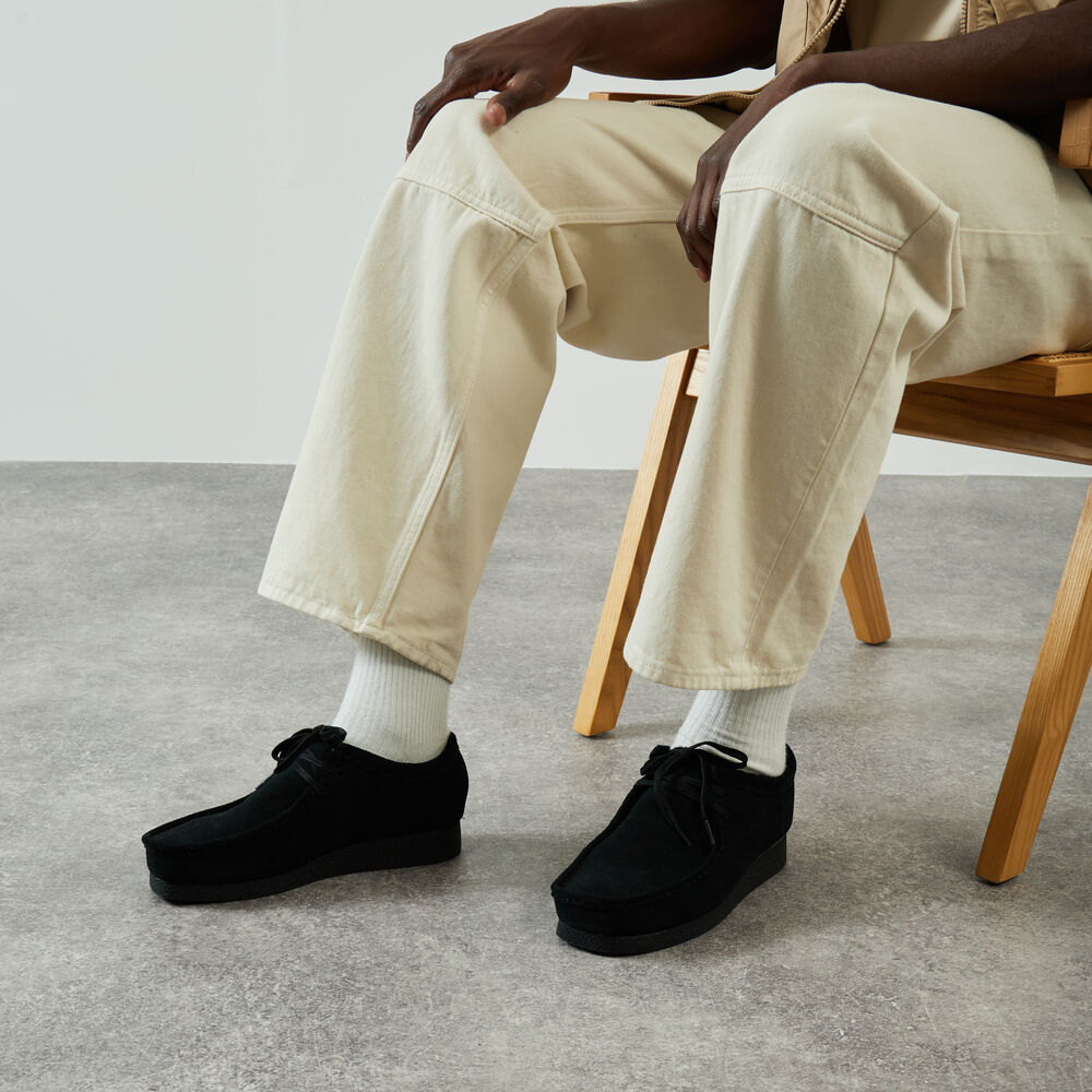CLARKS WALLABEE EVO BLACK - SNEAKERS MEN | Courir.com