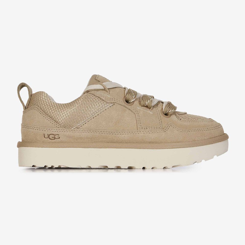 UGG LO LOWMEL SNEAKERS FEMME - BEIGE - LACETS | Courir.com