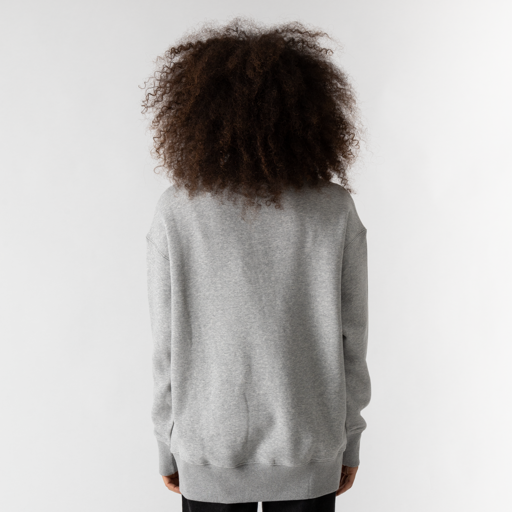 NIKE SWEAT CREW PHOENIX LONG OVERSIZED GRIS - SWEAT FEMME | Courir.com