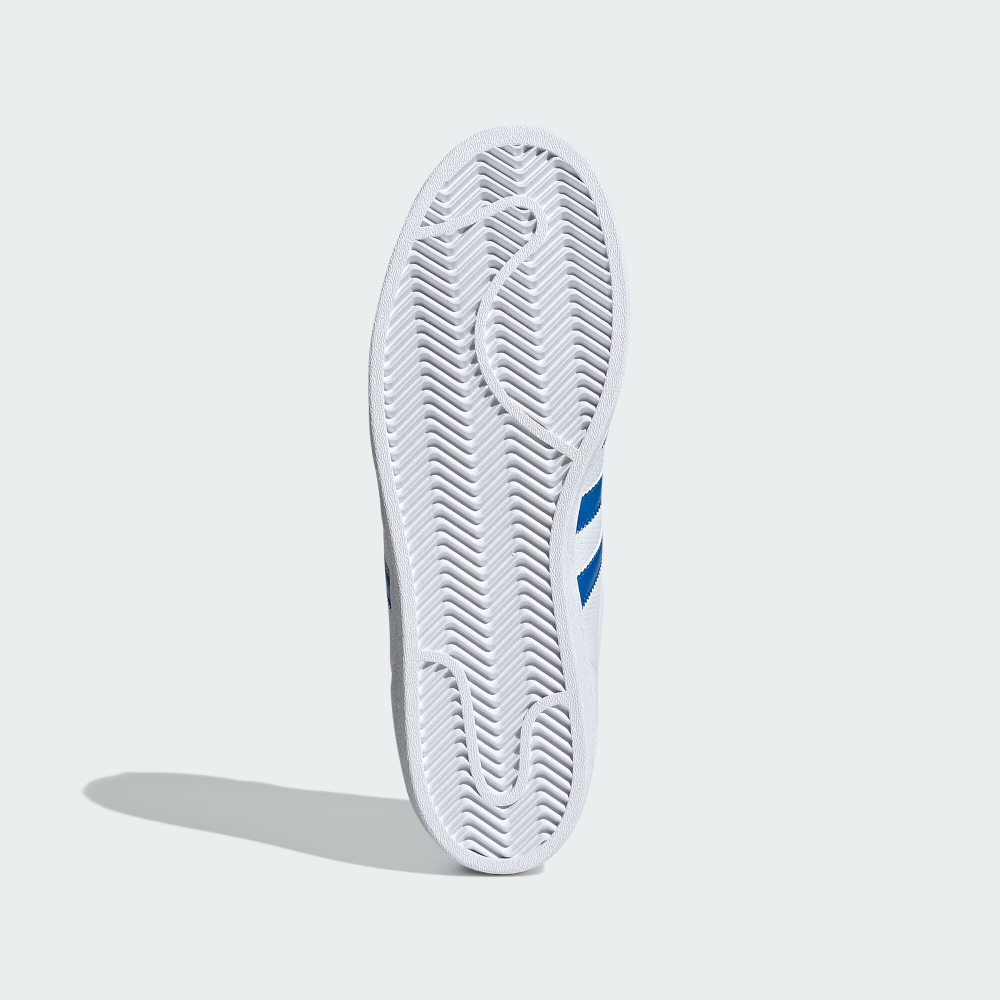 ADIDAS ORIGINALS SUPERSTAR SHOES Cloud White / Blue Bird / Cloud White ...