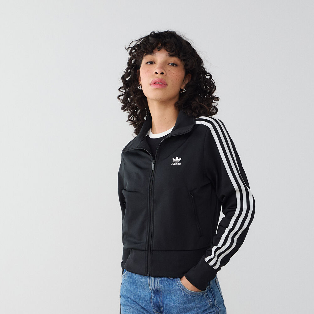 ADIDAS ORIGINALS JACKET TRACKTOP FZ FIREBIRD BLACK/WHITE - JACKETS ...