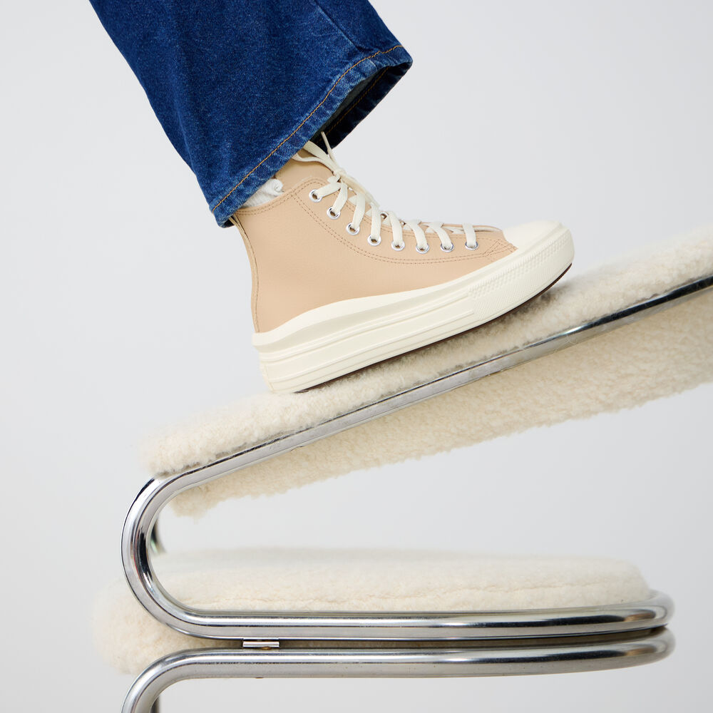 CONVERSE CTAS HI MOVE BEIGE/WHITE - SNEAKERS KIDS | Courir.com