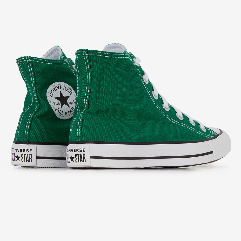 CONVERSE CHUCK TAYLOR ALL STAR HI SNEAKERS FEMME - VERT - LACETS ...