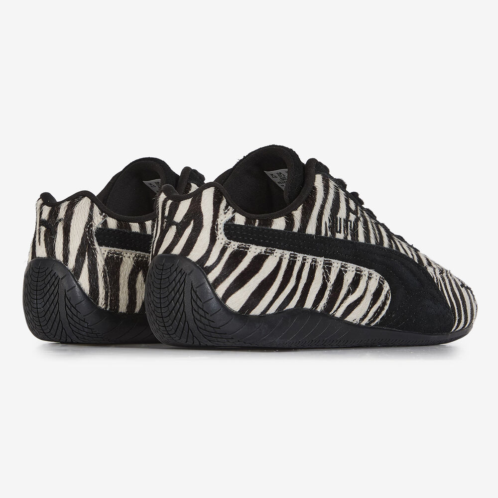 PUMA SPEEDCAT PONY HAIR ZEBRA BLACK/WHITE - SNEAKERS WOMEN | Courir.com