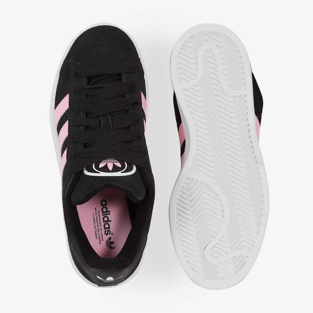 ADIDAS ORIGINALS CAMPUS 00s SNEAKERS FEMME - NOIR/ROSE - LACETS ...