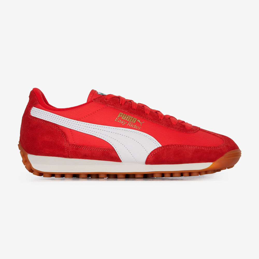 PUMA EASY RIDER VINTAGE SNEAKERS HOMME - ROUGE/BLANC - LACETS | Courir.com
