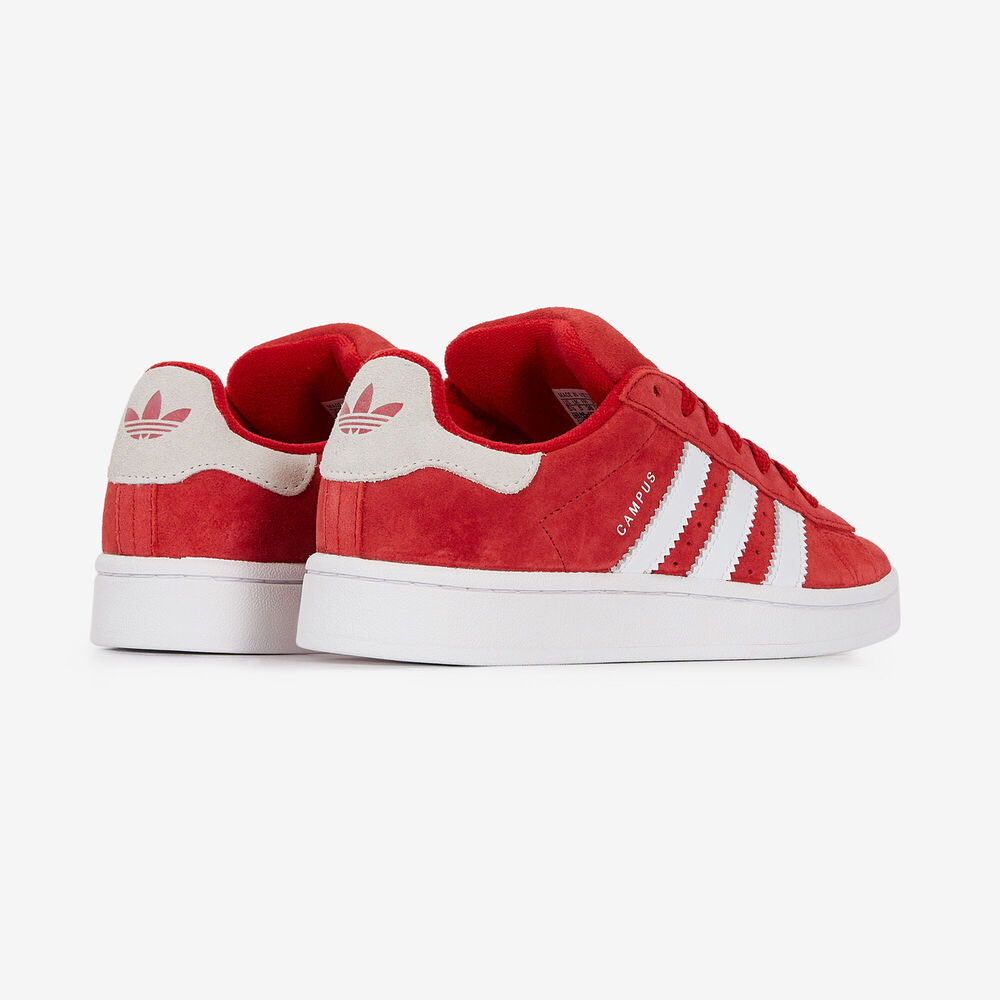 ADIDAS ORIGINALS CAMPUS 00s SNEAKERS ENFANT - ROUGE/BLANC - LACETS ...