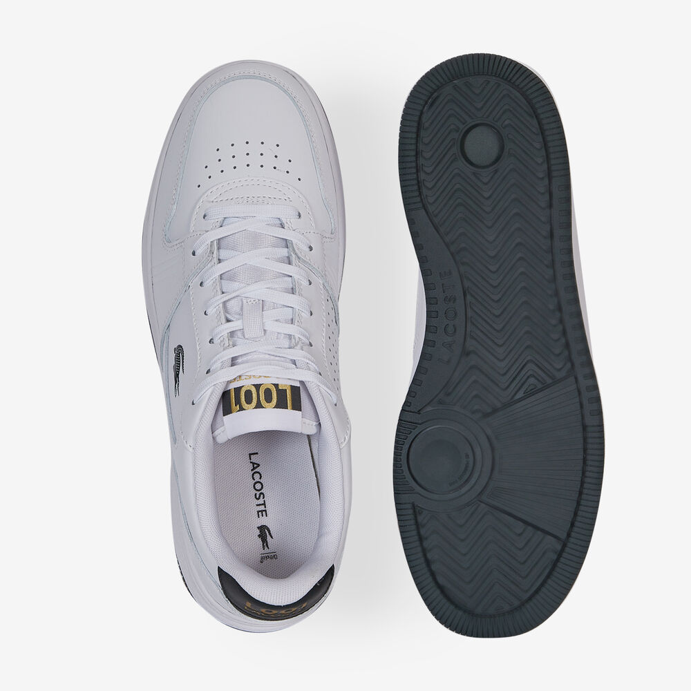 LACOSTE L001 SET SNEAKERS HOMME - BLANC/VERT - LACETS | Courir.com