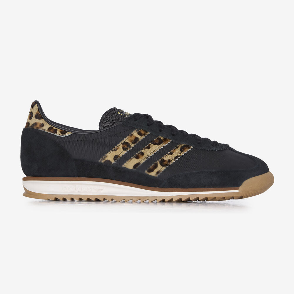 ADIDAS ORIGINALS SL72 OG SNEAKERS FEMME - NOIR/LEOPARD - LACETS ...