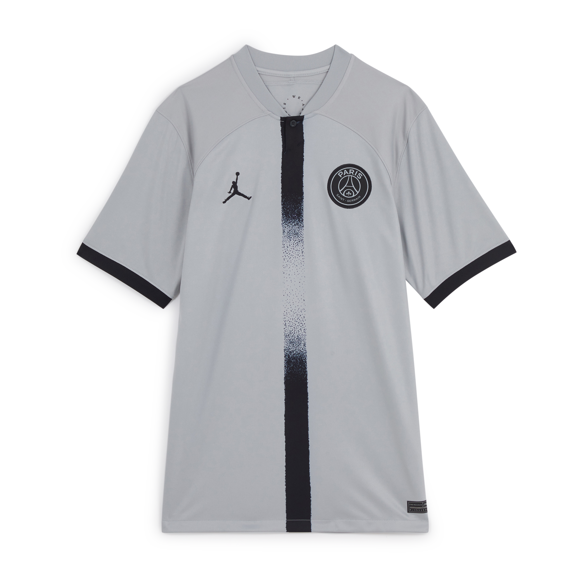 JORDAN MAILLOT JORDAN X PSG JERSEY AWAY GREY/BLACK T-SHIRTS